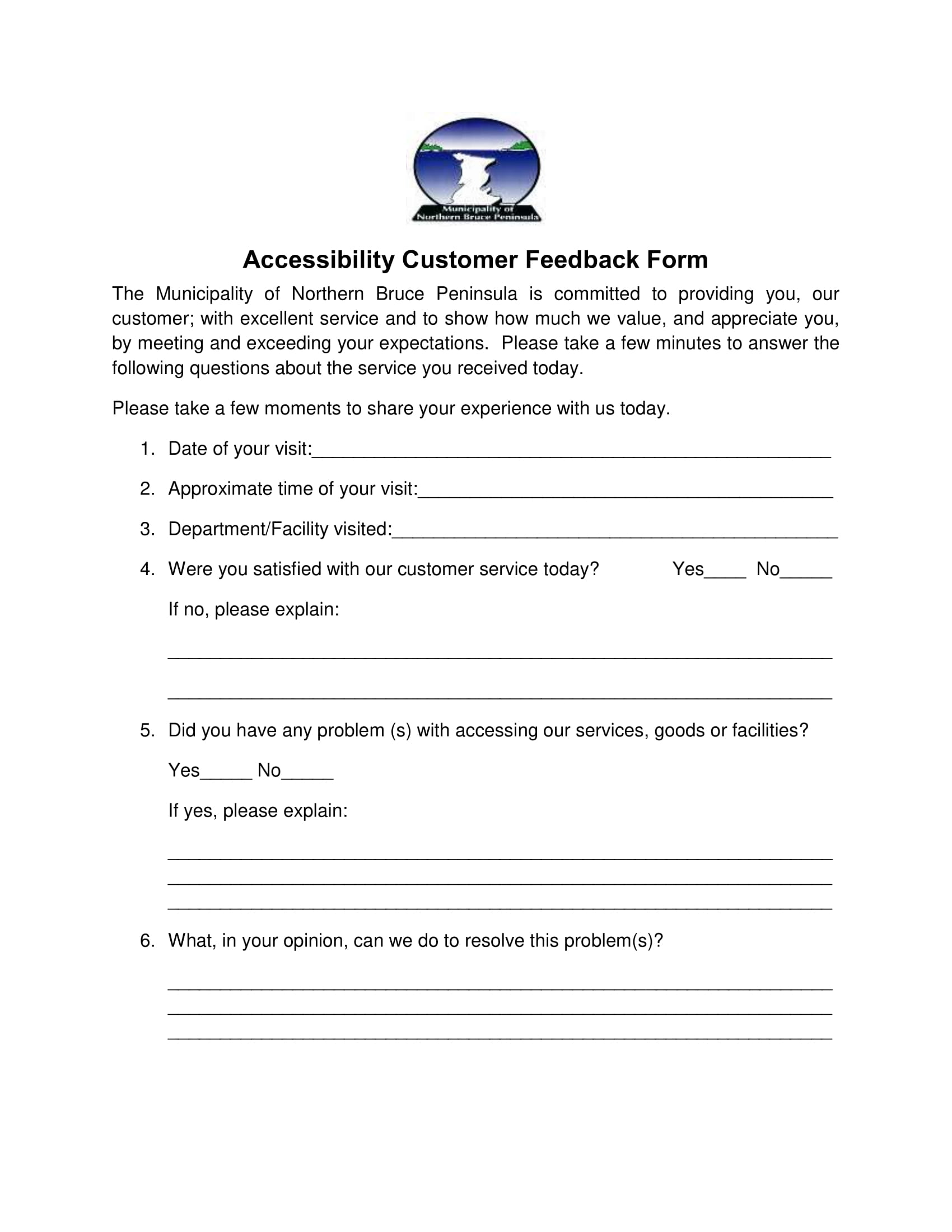 FREE 16+ Customer and Guest Feedback Forms in PDF | MS Word