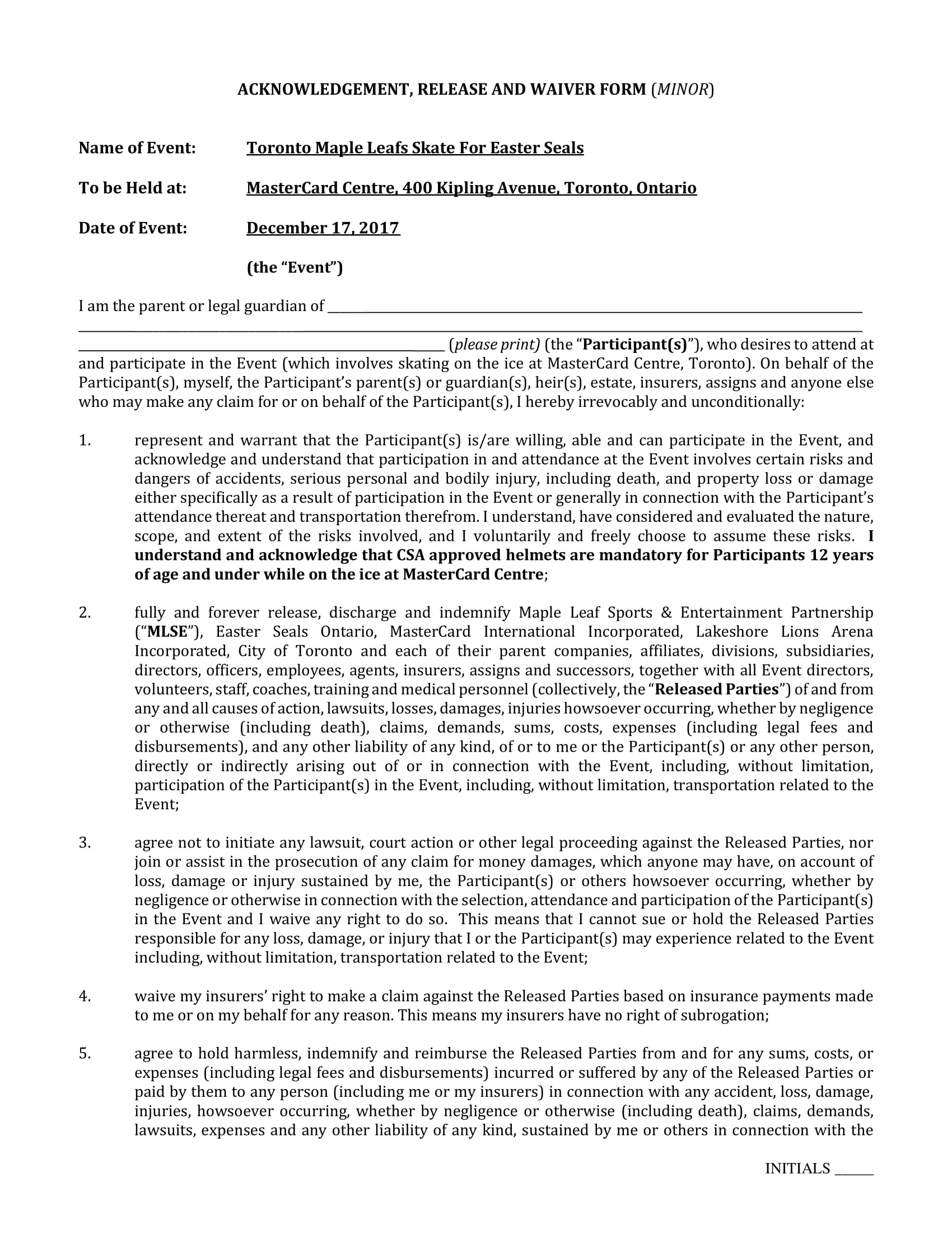 FREE 14+ Legal Waiver Forms in PDF | MS Word