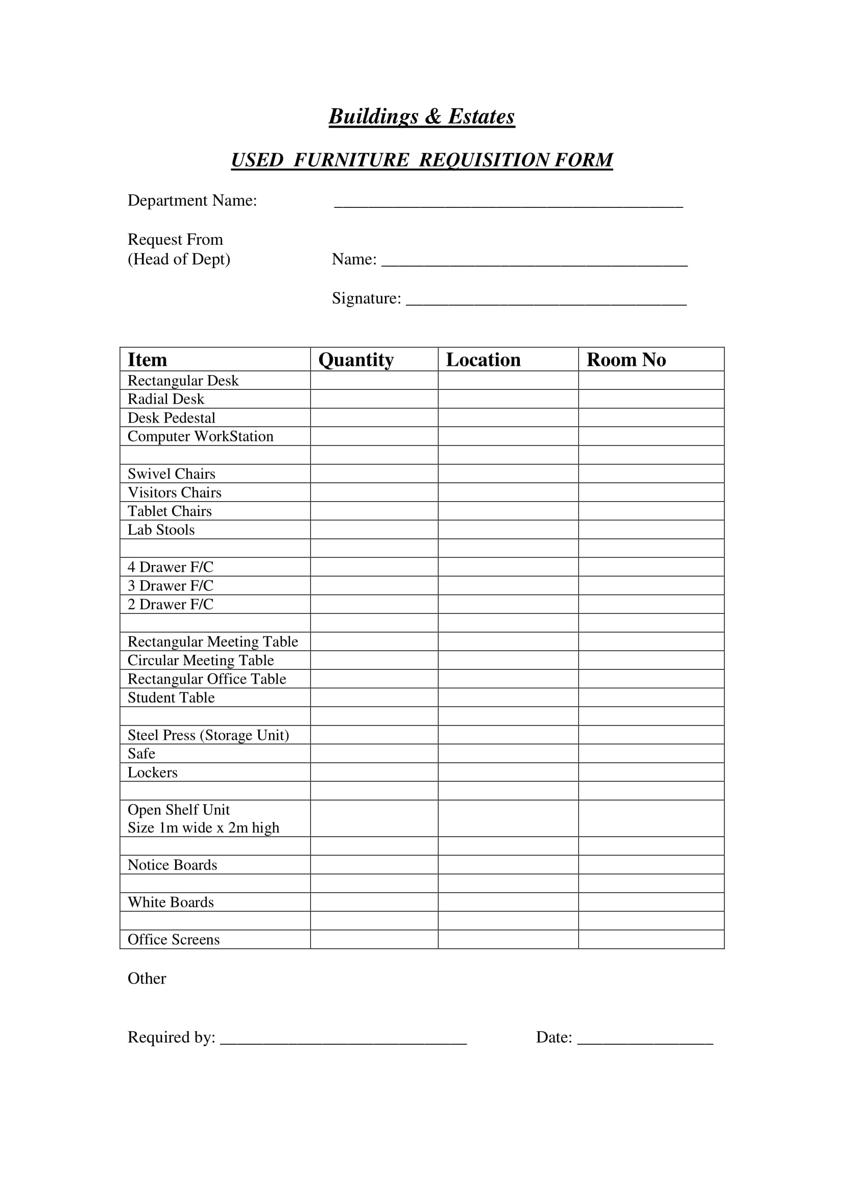 FREE 5+ Restaurant Requisition Forms in PDF
