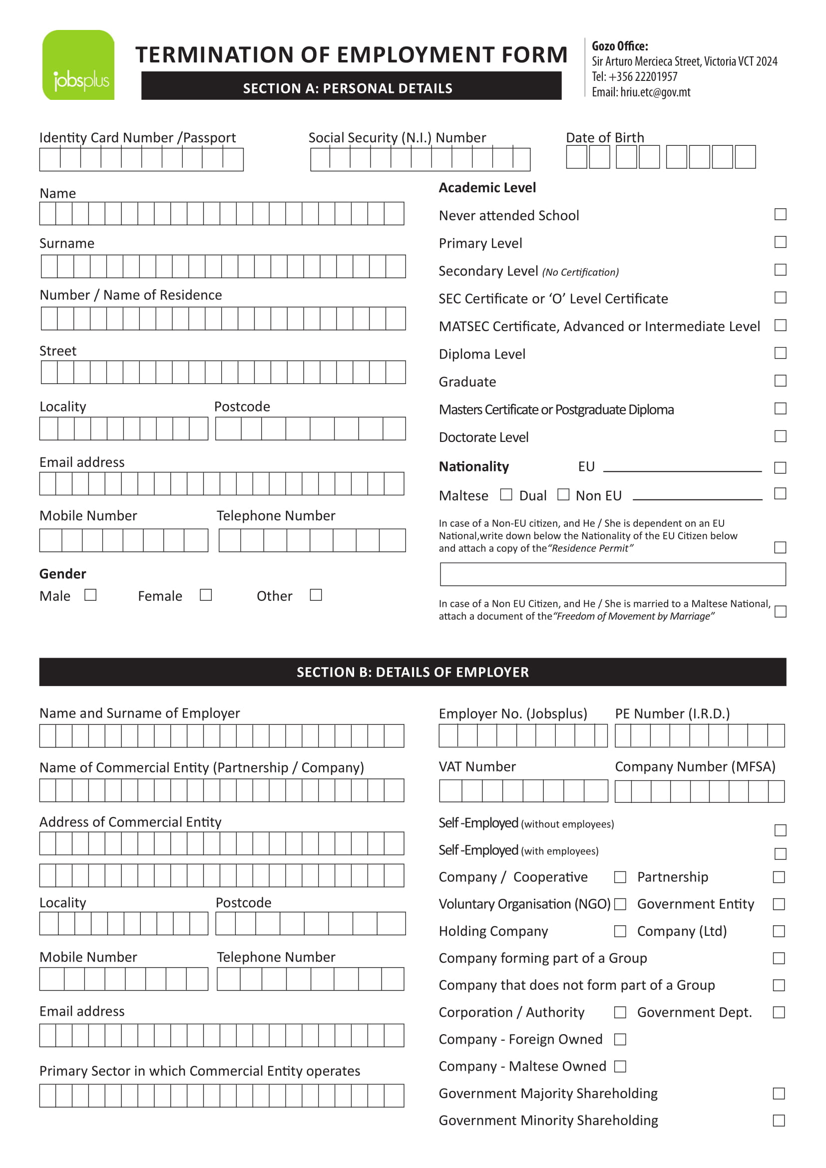 FREE 8+ Restaurant Termination Forms in PDF | MS Word