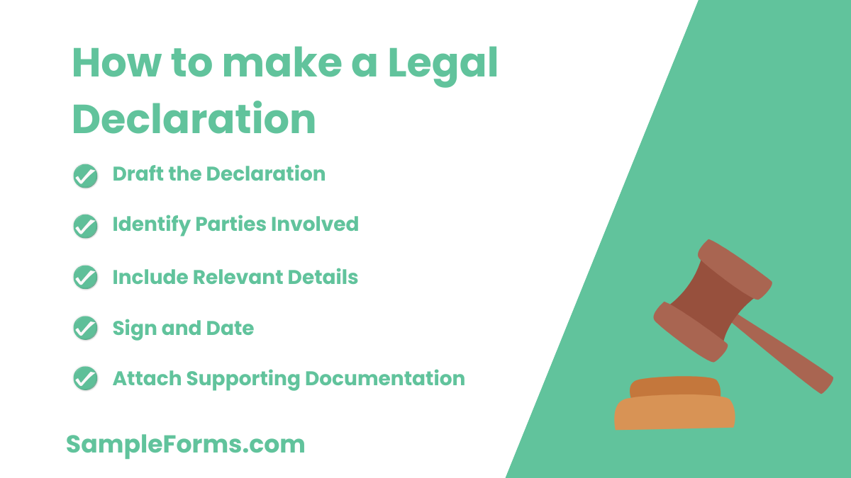 FREE 18+ Legal Declaration Form Samples, PDF, MS Word, Google Docs