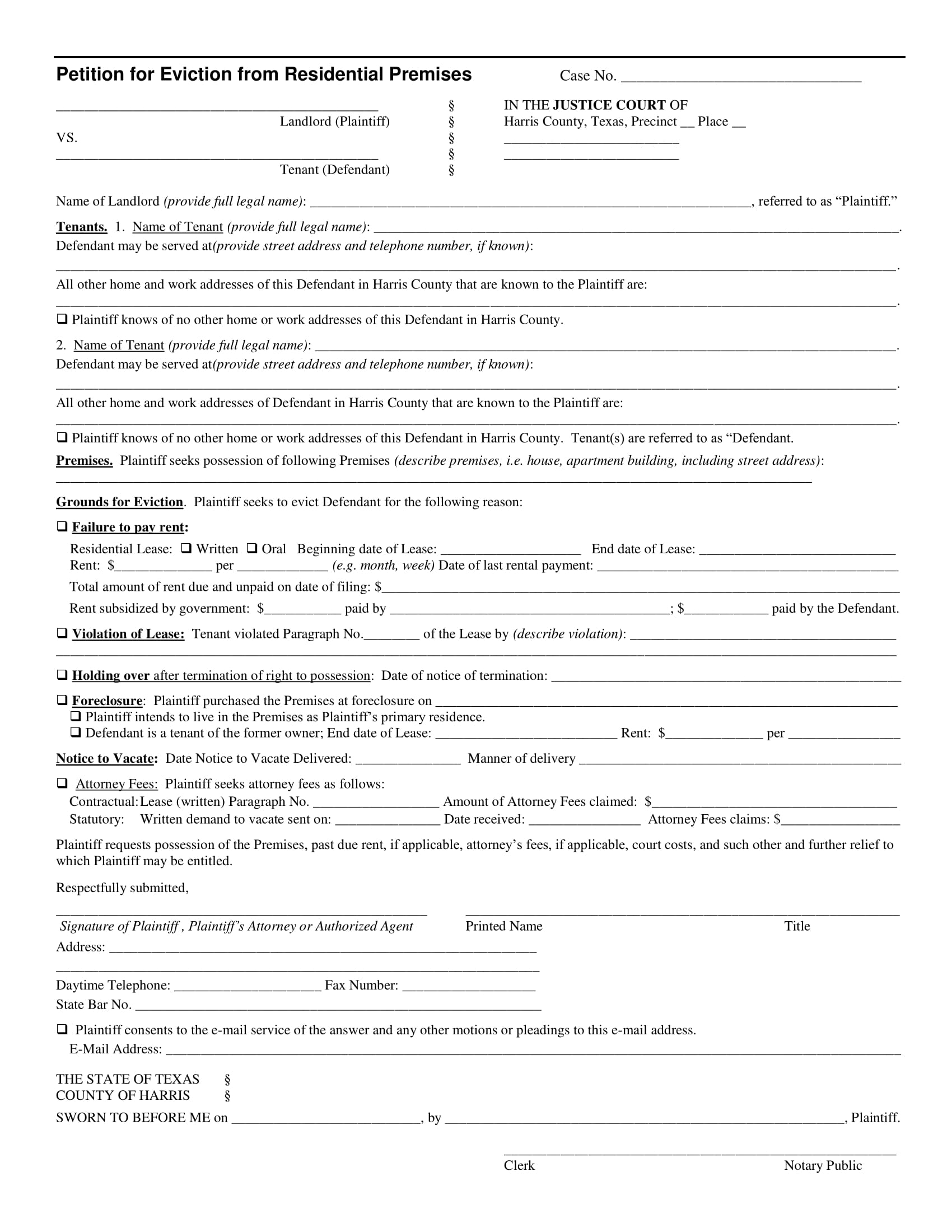 FREE 18+ Legal Petition Form Samples, PDF, MS Word, Google Docs