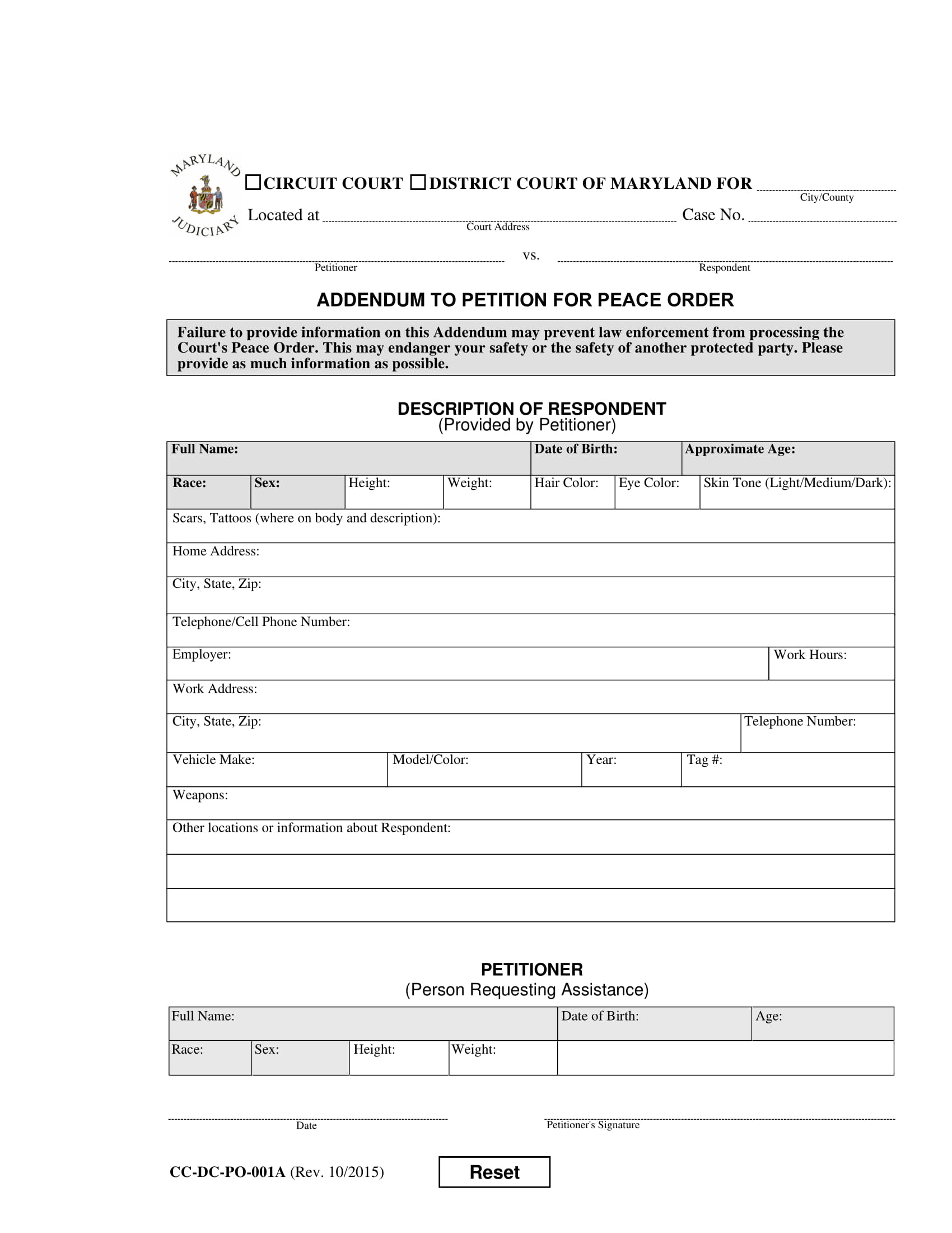 FREE 18+ Legal Petition Form Samples, PDF, MS Word, Google Docs