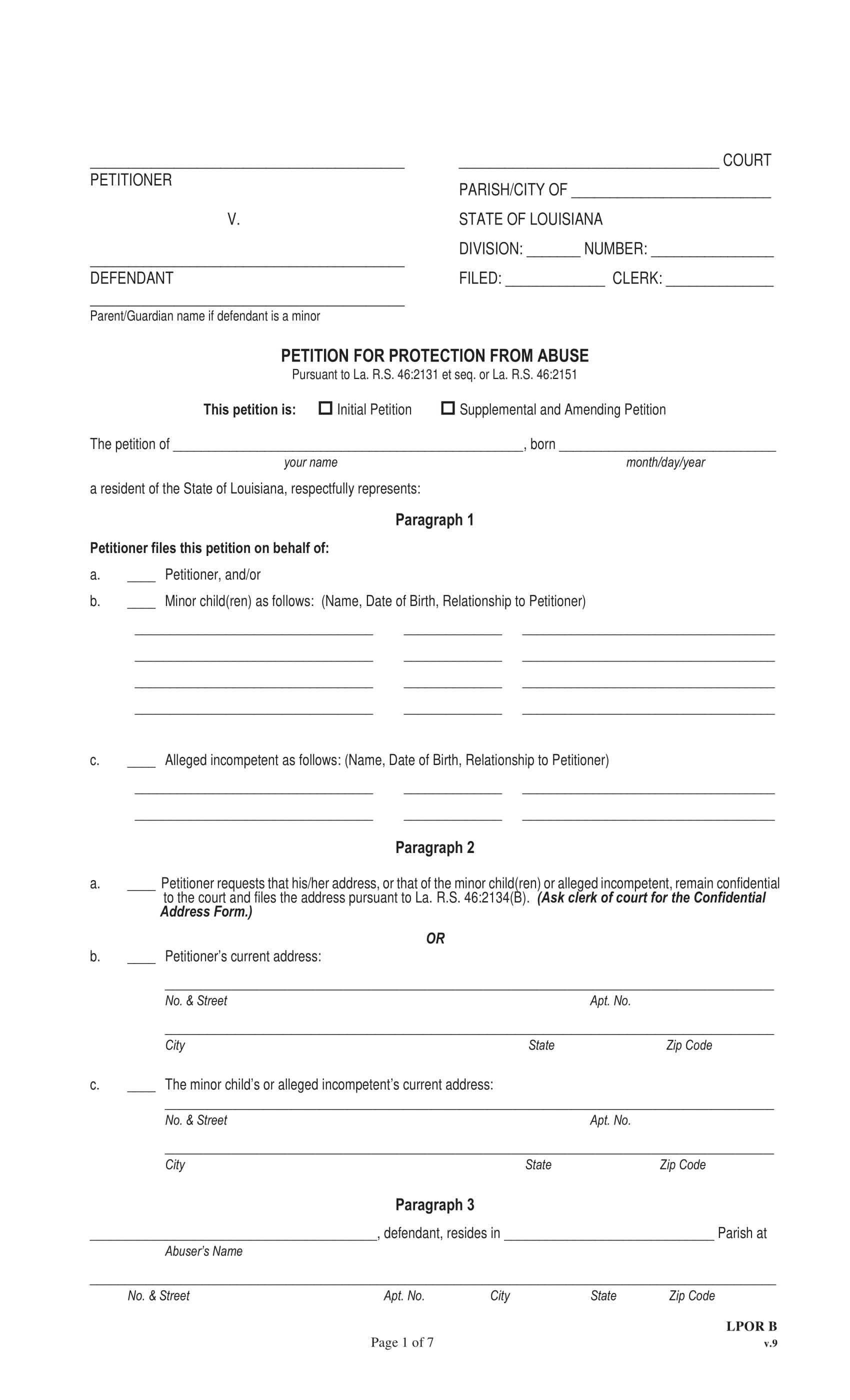 FREE 18+ Legal Petition Form Samples, PDF, MS Word, Google Docs
