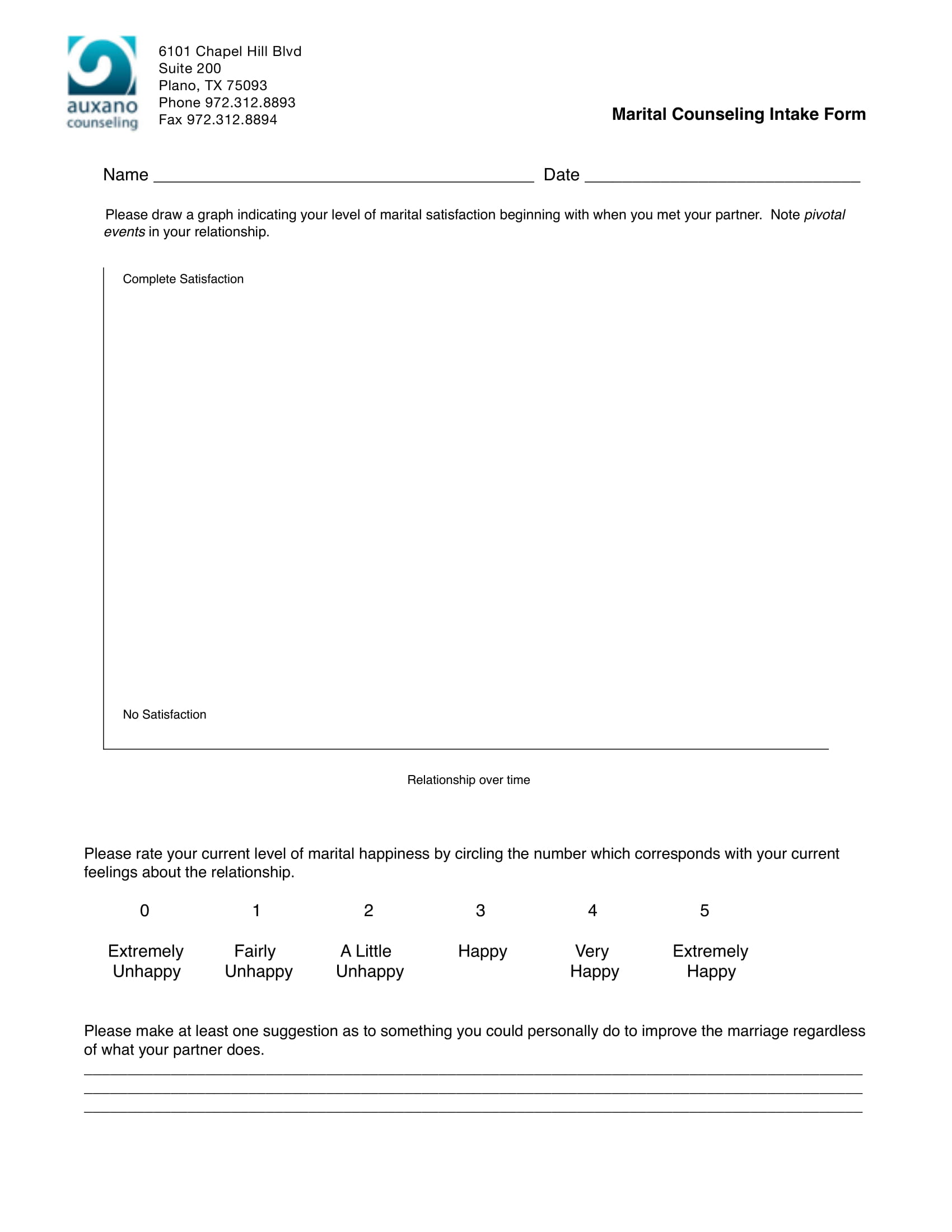 FREE 21+ Counseling Intake Forms in PDF | MS Word