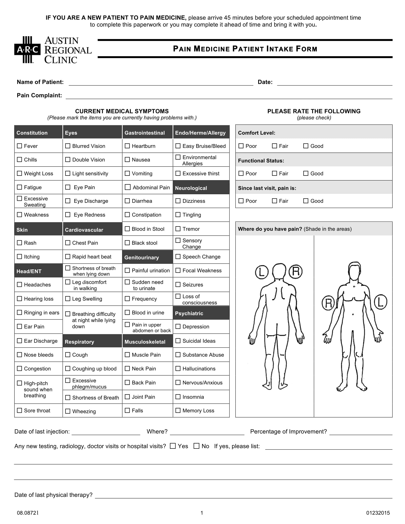 FREE 9+ Medicine Patient Intake Forms in PDF | MS Word