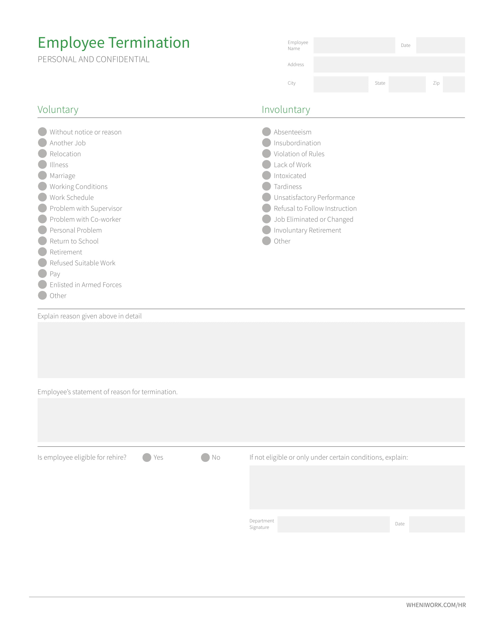 FREE 8+ Restaurant Termination Forms in PDF | MS Word