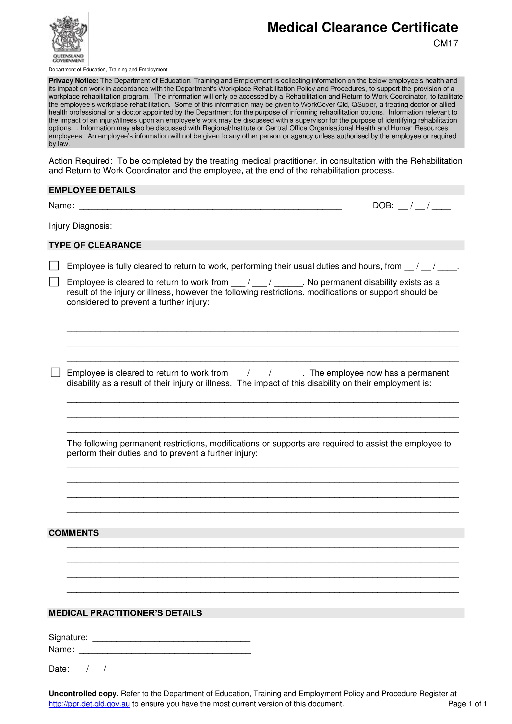 FREE 13+ Company Clearance Forms in PDF | MS Word