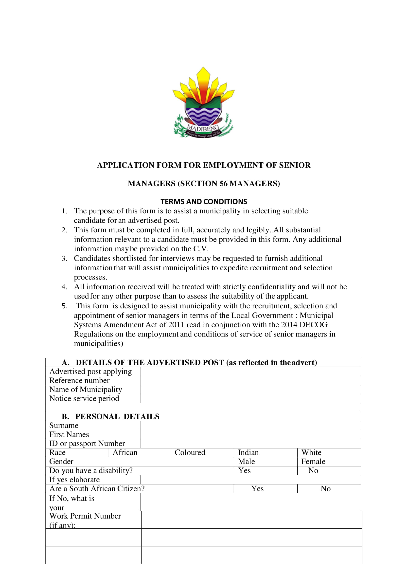 FREE 8+ Manager Job Application and Review Forms in PDF