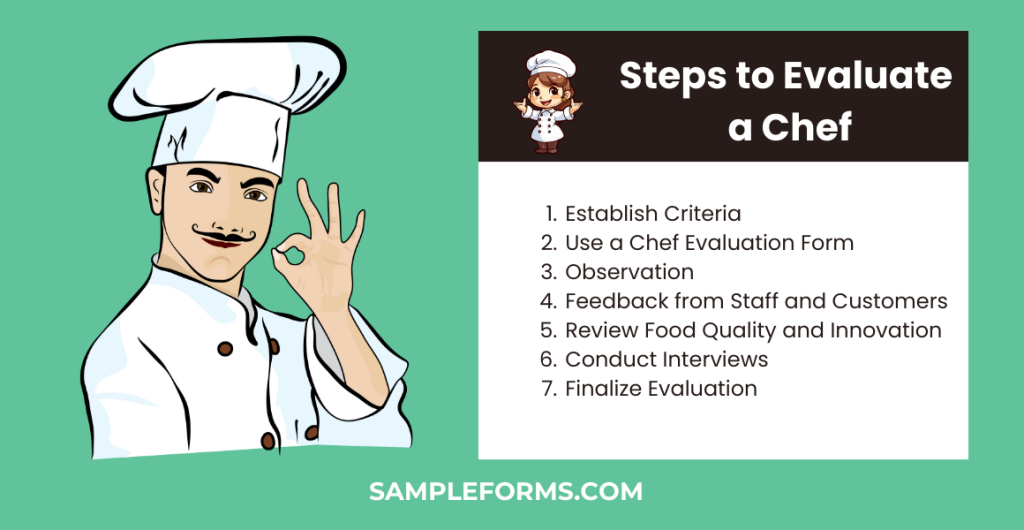 FREE 11+ Chef Evaluation Form Samples, PDF, MS Word, Google Docs, Excel