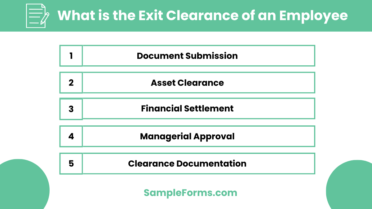 FREE 16+ Company Exit Clearance Form Samples, PDF, MS Word, Google Docs