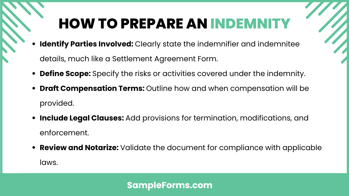 FREE 10+ Indemnity Agreement Form Samples, PDF, MS Word, Google Docs