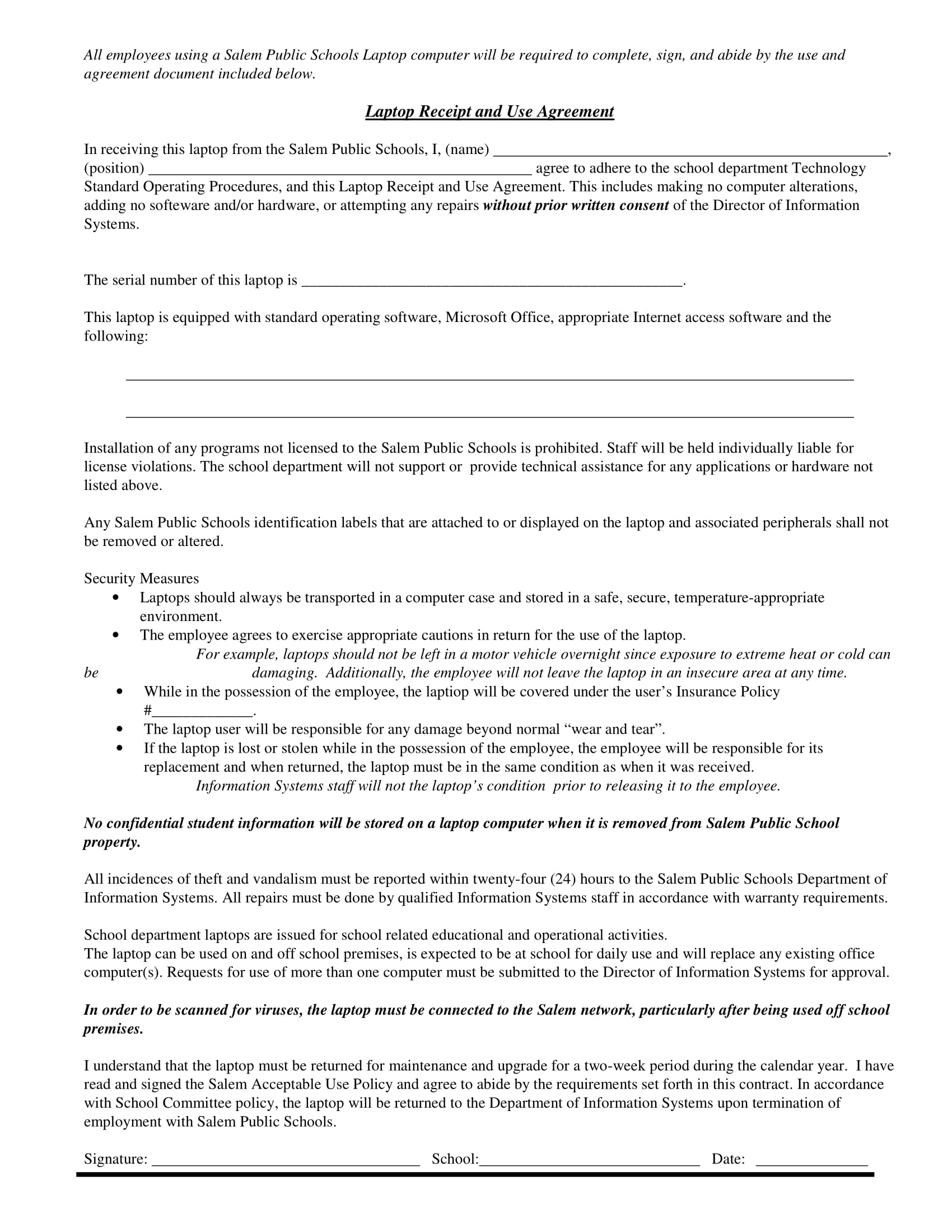 FREE 5+ Receipt Agreement Contract Forms in PDF