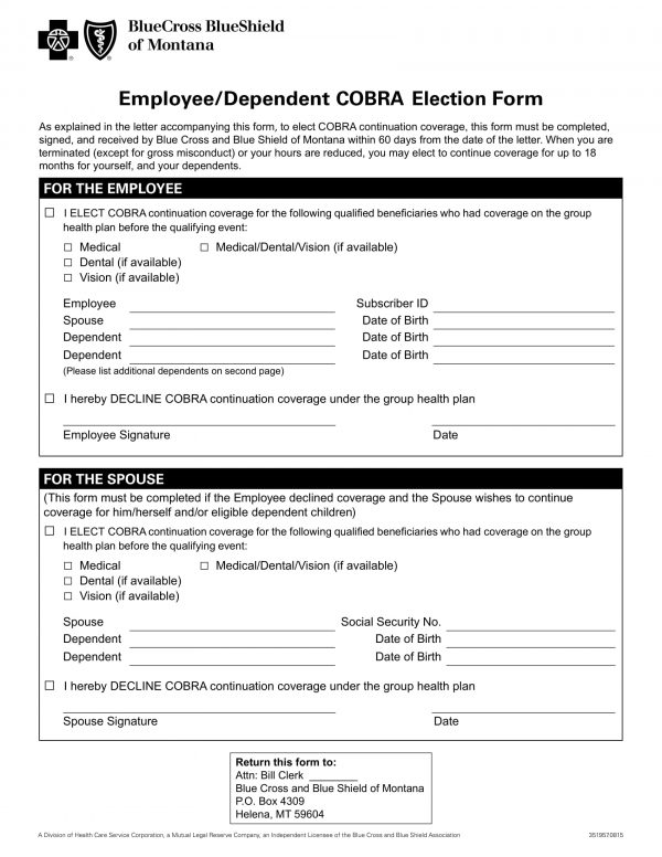 FREE 11+ Employee Election Forms in PDF | MS Word