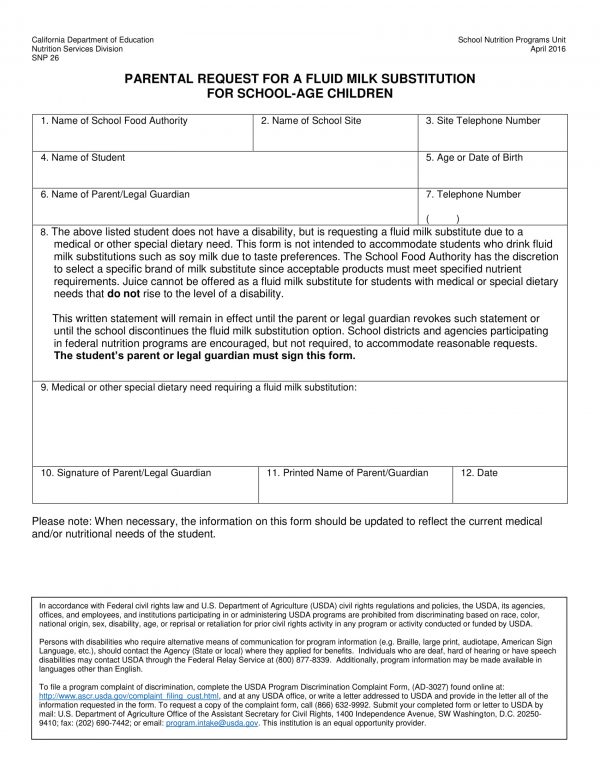 FREE 11+ Substitution Forms in PDF | MS Word