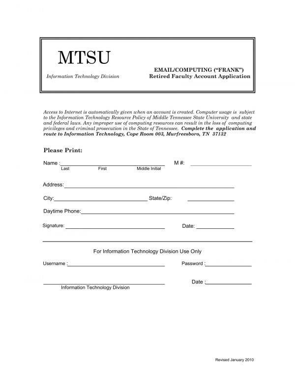 FREE 12+ Faculty and Staff Forms in PDF | MS Word