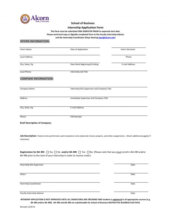 FREE 10+ School of Business Forms in PDF | MS Word