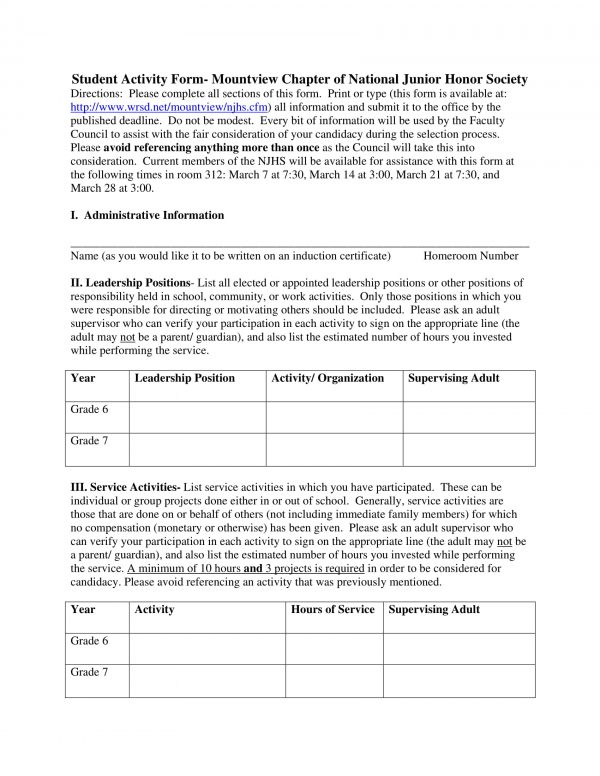 FREE 14+ Faculty and Students Forms in PDF | MS Word | Excel