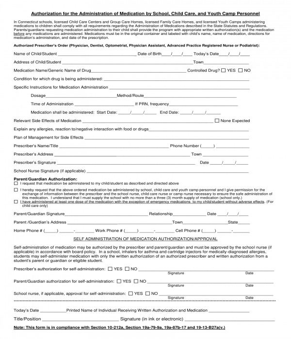 FREE 5+ Daycare Authorization Forms in PDF