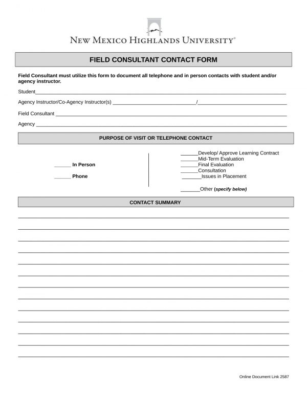FREE 11+ Field Education Forms in PDF | MS Word