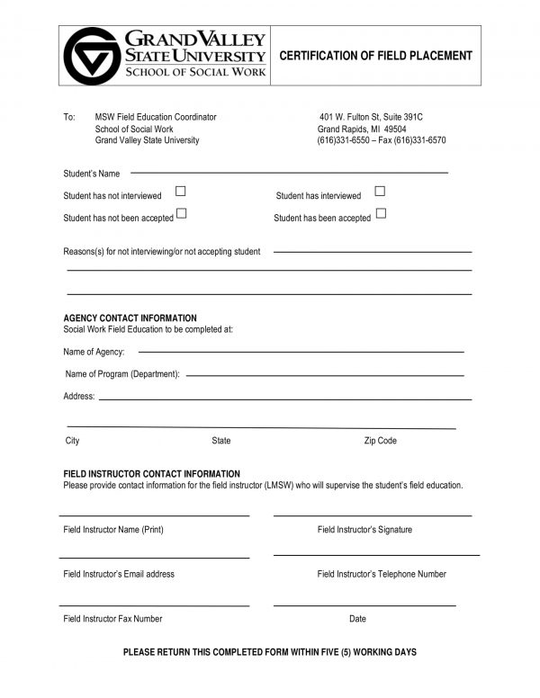 FREE 11+ Field Education Forms in PDF | MS Word