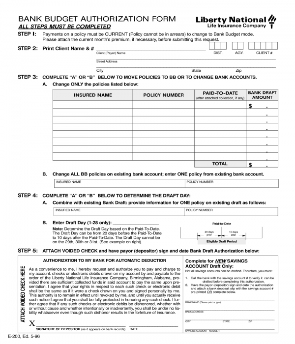 FREE 11+ Bank Authorization Forms in PDF | MS Word