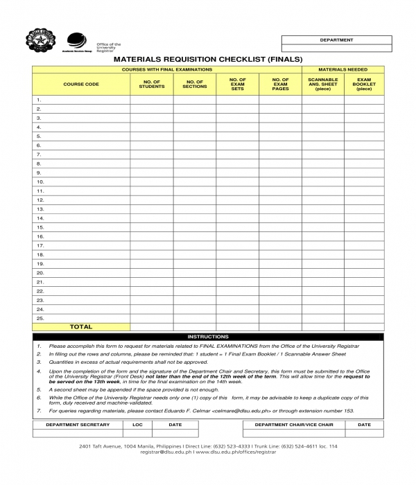 FREE 3+ Material Requisition Forms in PDF