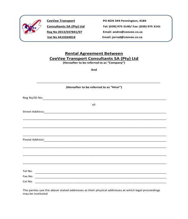 FREE 14+ Trailer Rental Agreement Form Samples, PDF, MS Word, Google Docs
