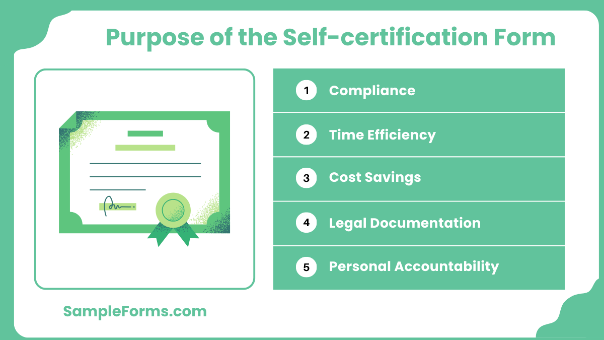 FREE 16+ Self-Certification Form Samples, PDF, MS Word, Google Docs