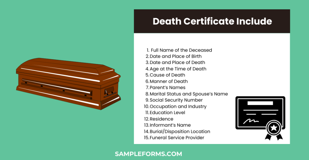 FREE 10+ Death Certificate Form Samples, PDF, MS Word, Google Docs