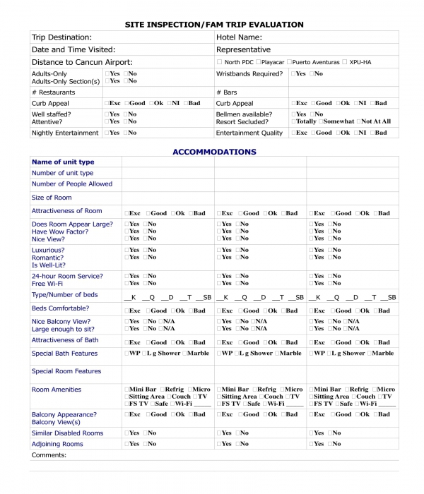 FREE 3+ Hotel Feedback Evaluation Forms in PDF | MS Word