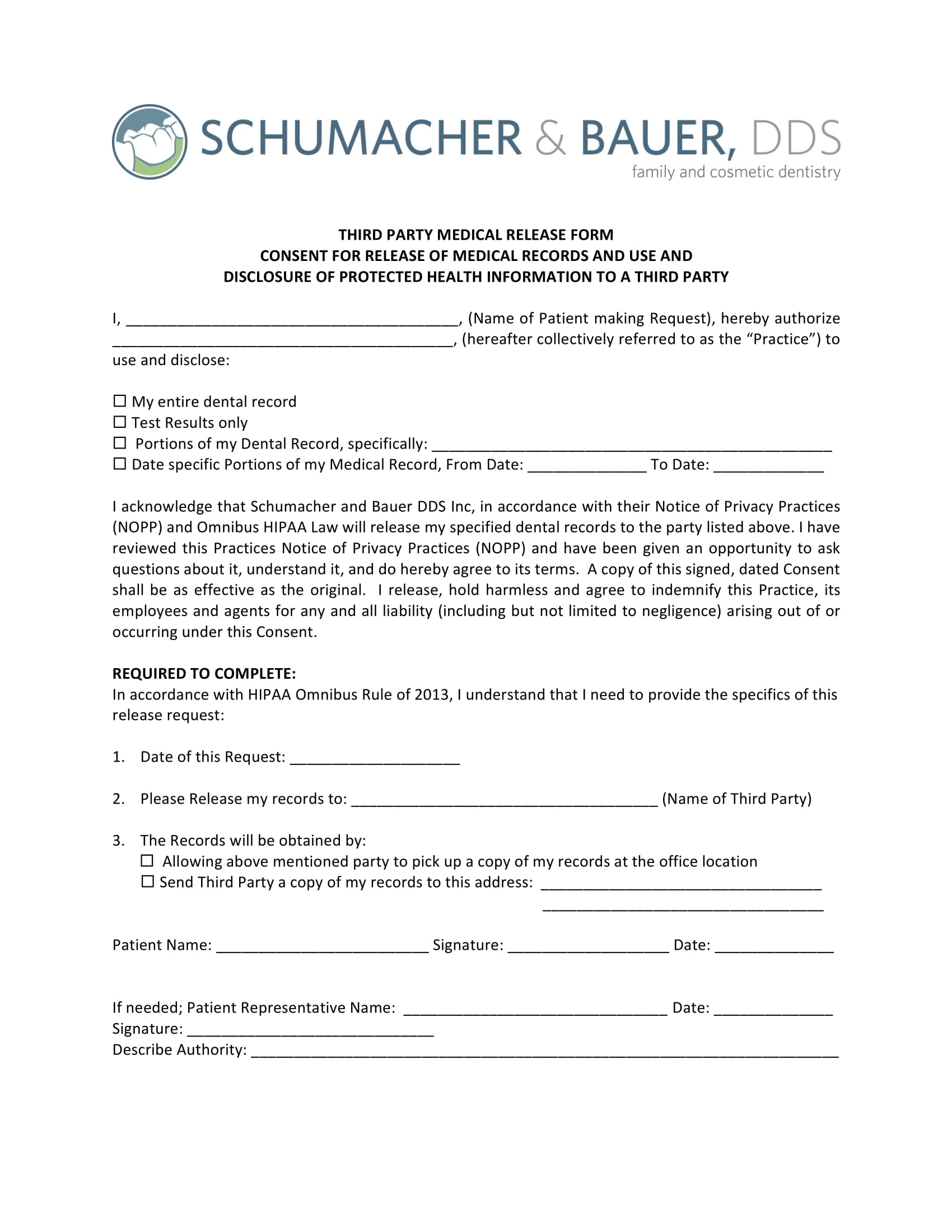 FREE 11+ Medical Records Transfer Forms in PDF | MS Word