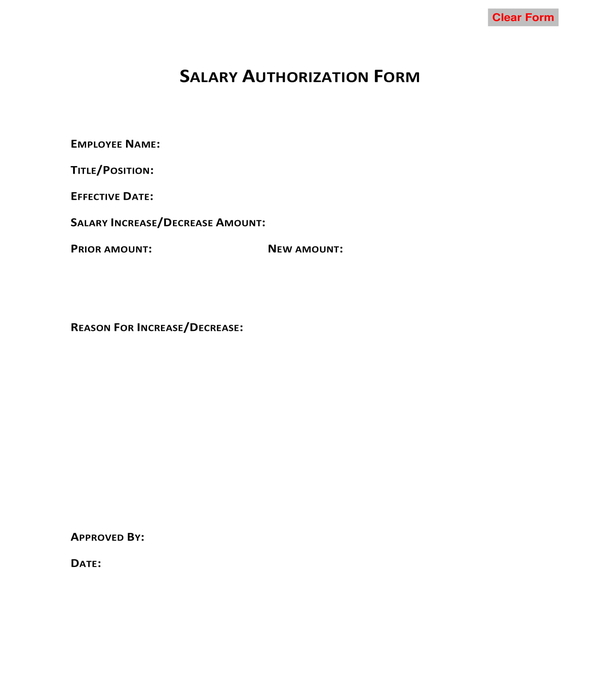 FREE 11+ Employee Pay Increase Form Samples, PDF, MS Word, Google Docs