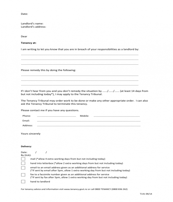 FREE 3+ 14-Day Notice Forms in PDF