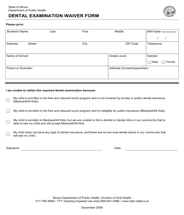 FREE 10+ Dental Examination Form Samples, PDF, MS Word, Google Docs