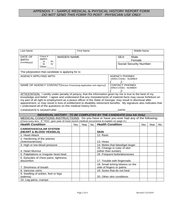 FREE 11+ Medical Report Form Samples, PDF, MS Word, Google Docs