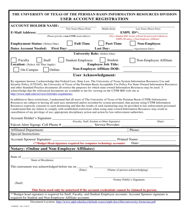 FREE 5+ User Acknowledgment Forms in PDF