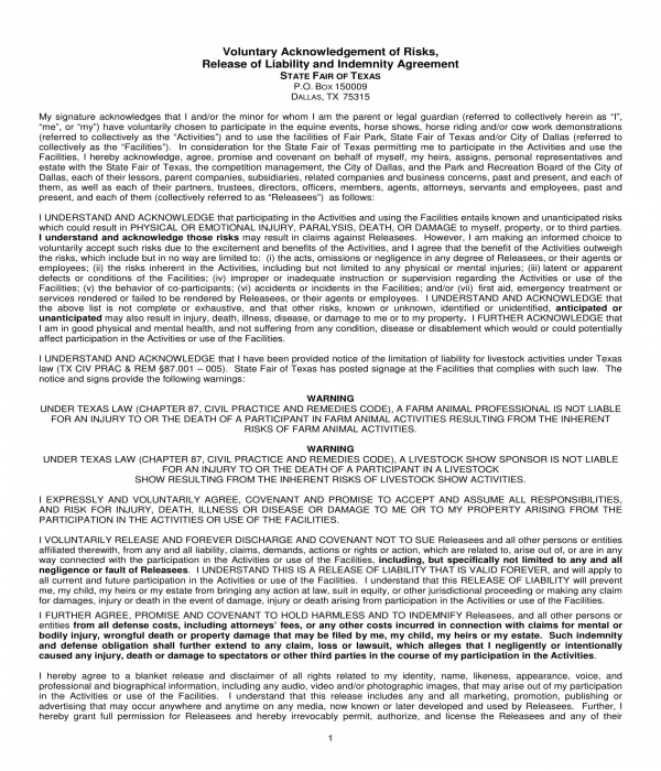 FREE 5+ Voluntary Acknowledgment Forms in PDF | MS Word