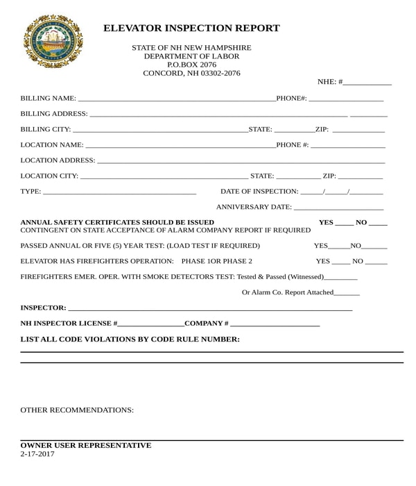 FREE 13+ Inspection Report Form Samples, PDF, MS Word, Google Docs