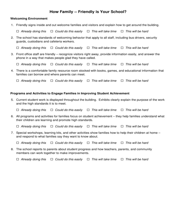 FREE 6+ Family Survey Forms in PDF