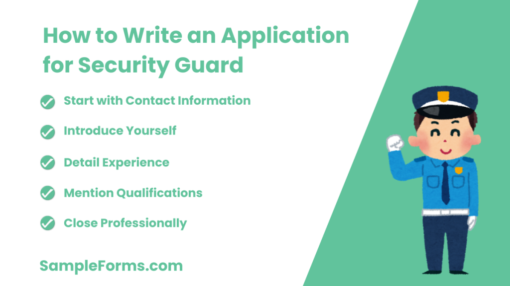 FREE 8+ Security Guard Application Form Samples, PDF, MS Word, Google Docs