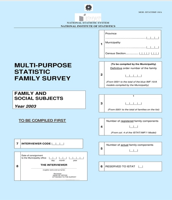 FREE 6+ Family Survey Forms in PDF