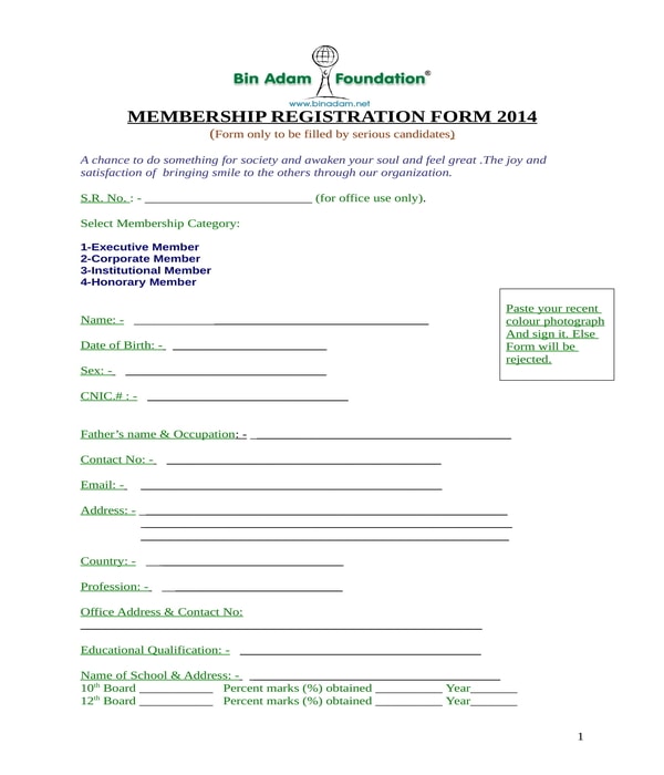 FREE 3+ NGO Registration Forms in PDF | MS Word
