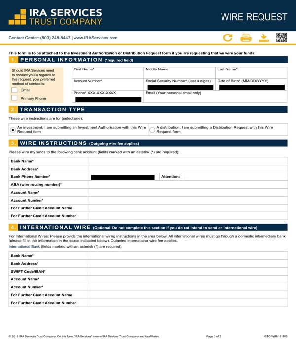 FREE 4+ Wire Request Forms in PDF | MS Word | Excel