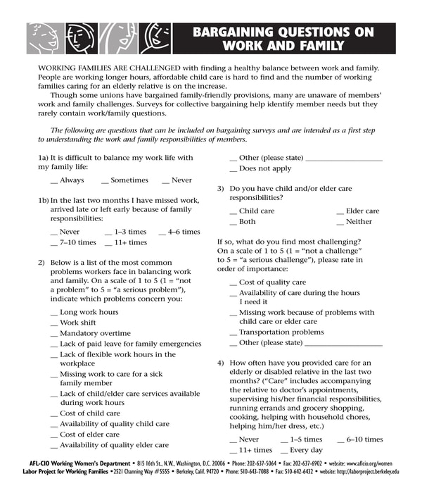 FREE 6+ Family Survey Forms in PDF