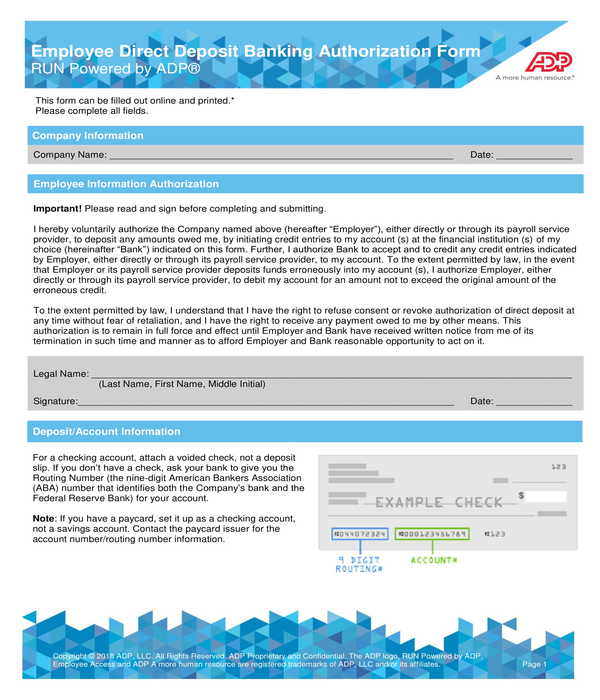 Adp Employee Information Form