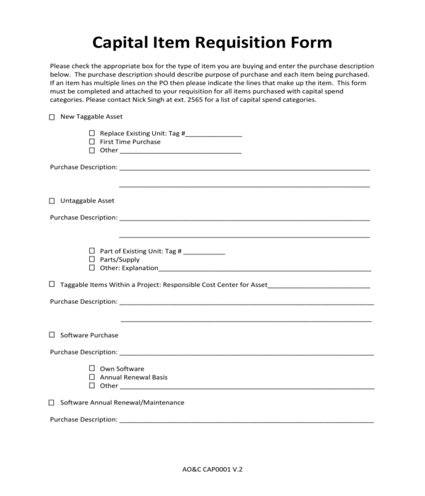 FREE 16+ Requisition Form Samples, PDF, MS Word, Google Docs, Excel