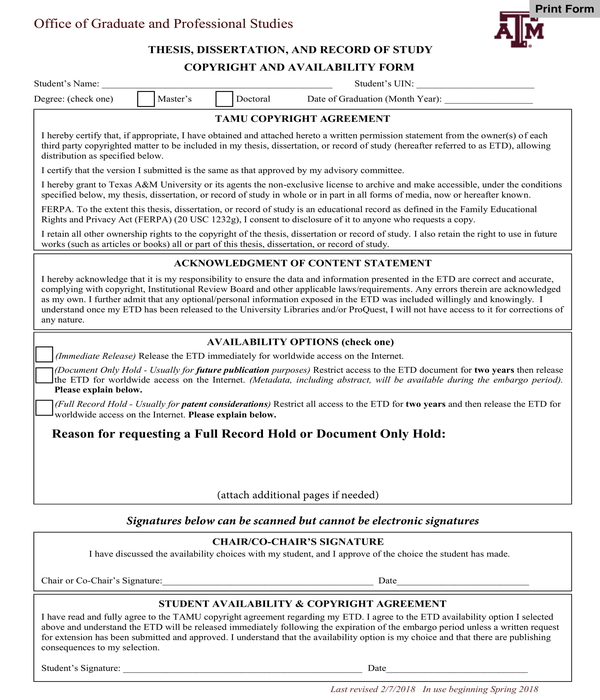 FREE 12+ Availability Forms in PDF | MS Word | Excel