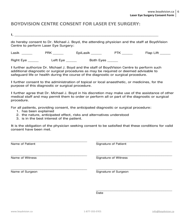 FREE 17+ Surgical Consent Form Samples, PDF, MS Word, Google Docs