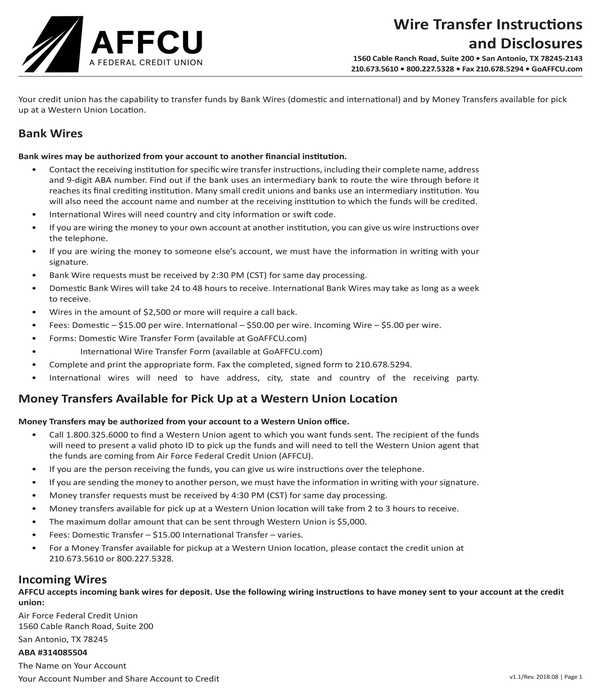 FREE 13+ Wire Transfer Instructions Form Samples, PDF, MS Word, Google Docs